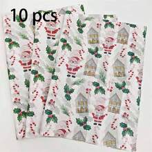 60/30/10 Blatt Weihnachts-Lebkuchenmann Muster Dünnes Papier - 50,8x35 ...