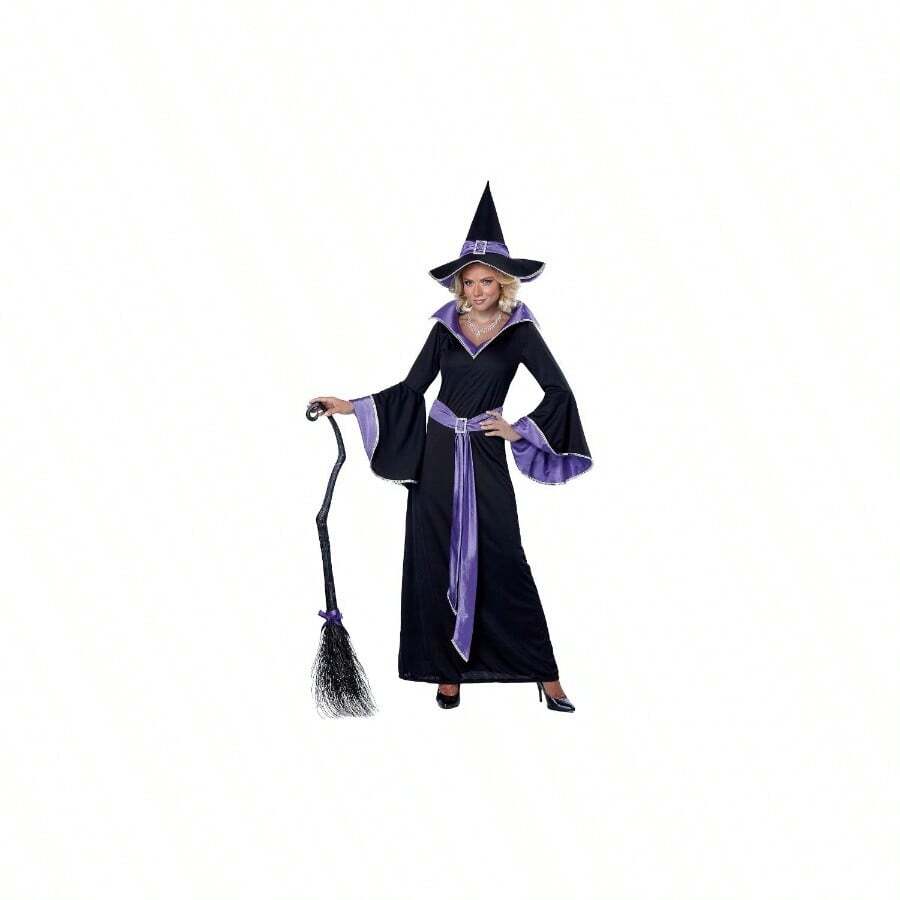 Glamour Witch Incantasia Costume For Halloween Party Soft Velvet Dark ...