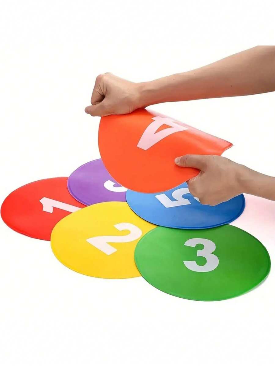 23cm Dot Markers, Multi-Color Digital Football Field Markers, Non-Slip ...