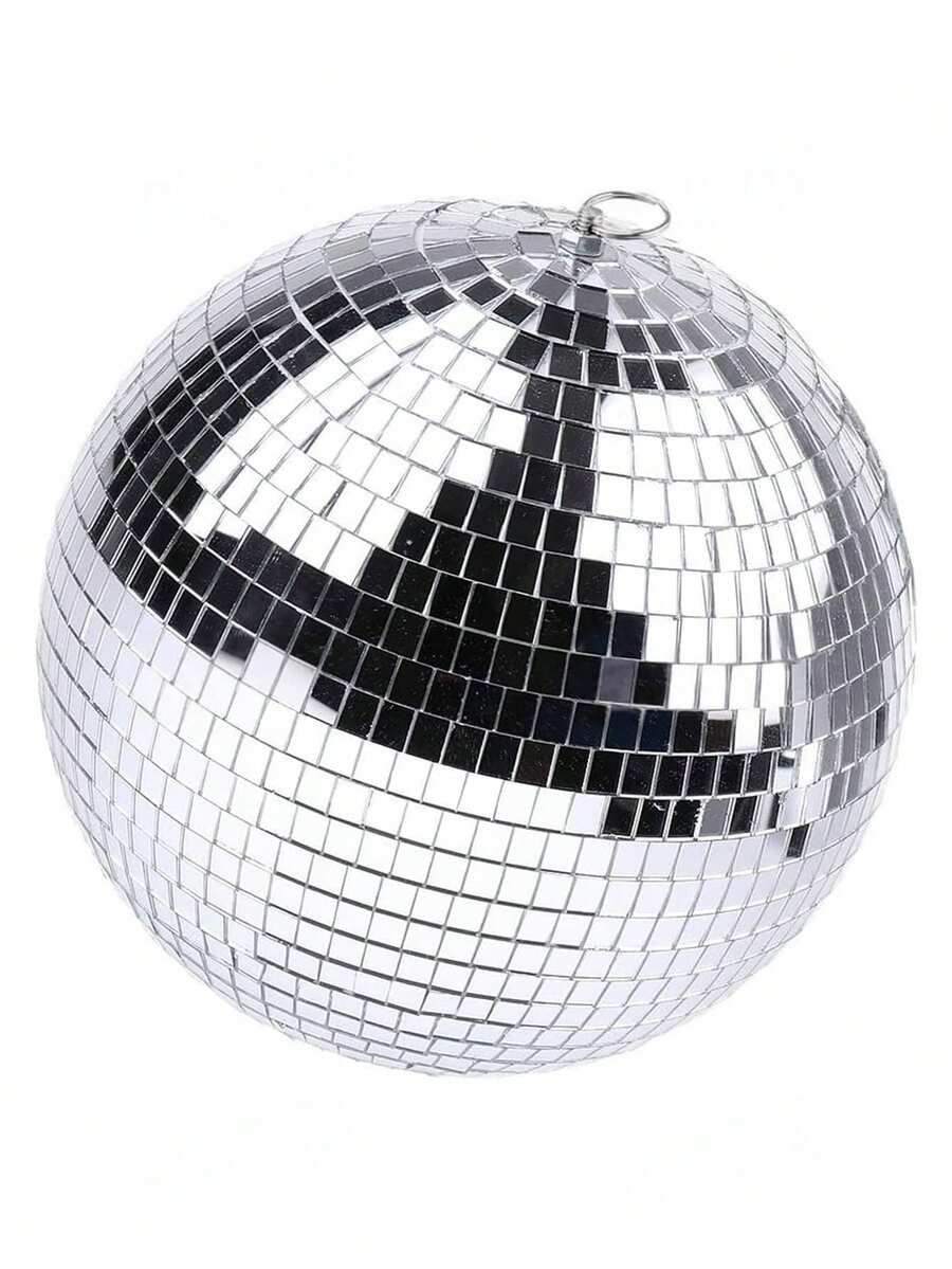 1pc Large Disco Ball, Mirrored Hanging Disco Ball Decoration For Party ...