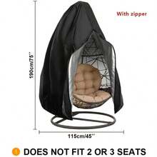 One Outdoor Hanging Chair Cover Fully Enclosed Waterproof And Dustproof ...