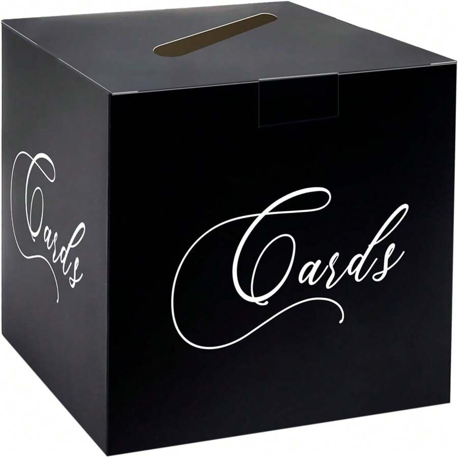 Black And White Card Box Card Box Holder Envelope Box Wedding Birthday ...