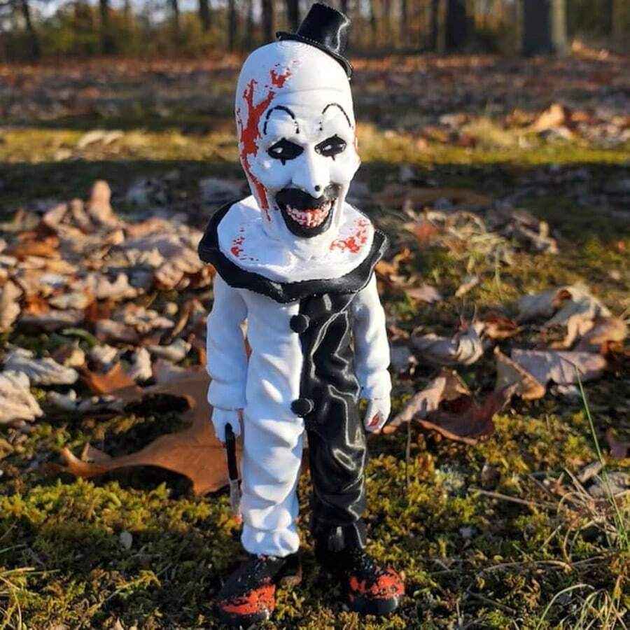 Art Clown Terrifying Statue Horror Movie Figure Killer Clown Bust ...