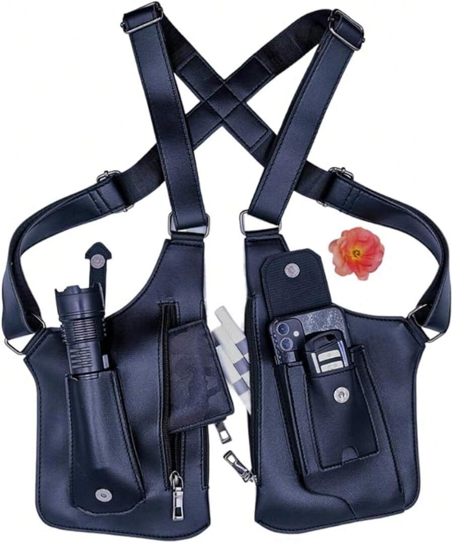 Underarm Anti-Theft Bag, Hidden Shoulder Holster, Double Storage Pouch ...