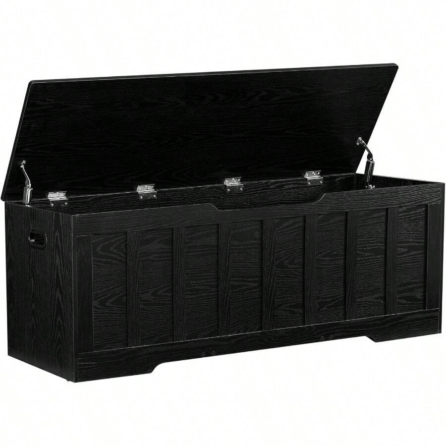 51.2 Storage Chest Extra LargeStorage Bench With 2 Safety Hinges Shoe ...