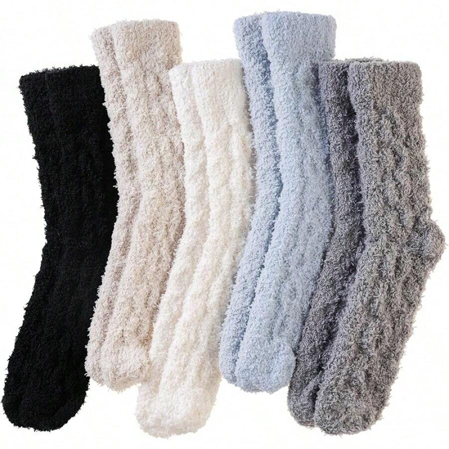 Socks For Women Slipper Warm Fluffy Soft Winter Cozy Plush Cabin Sleep ...