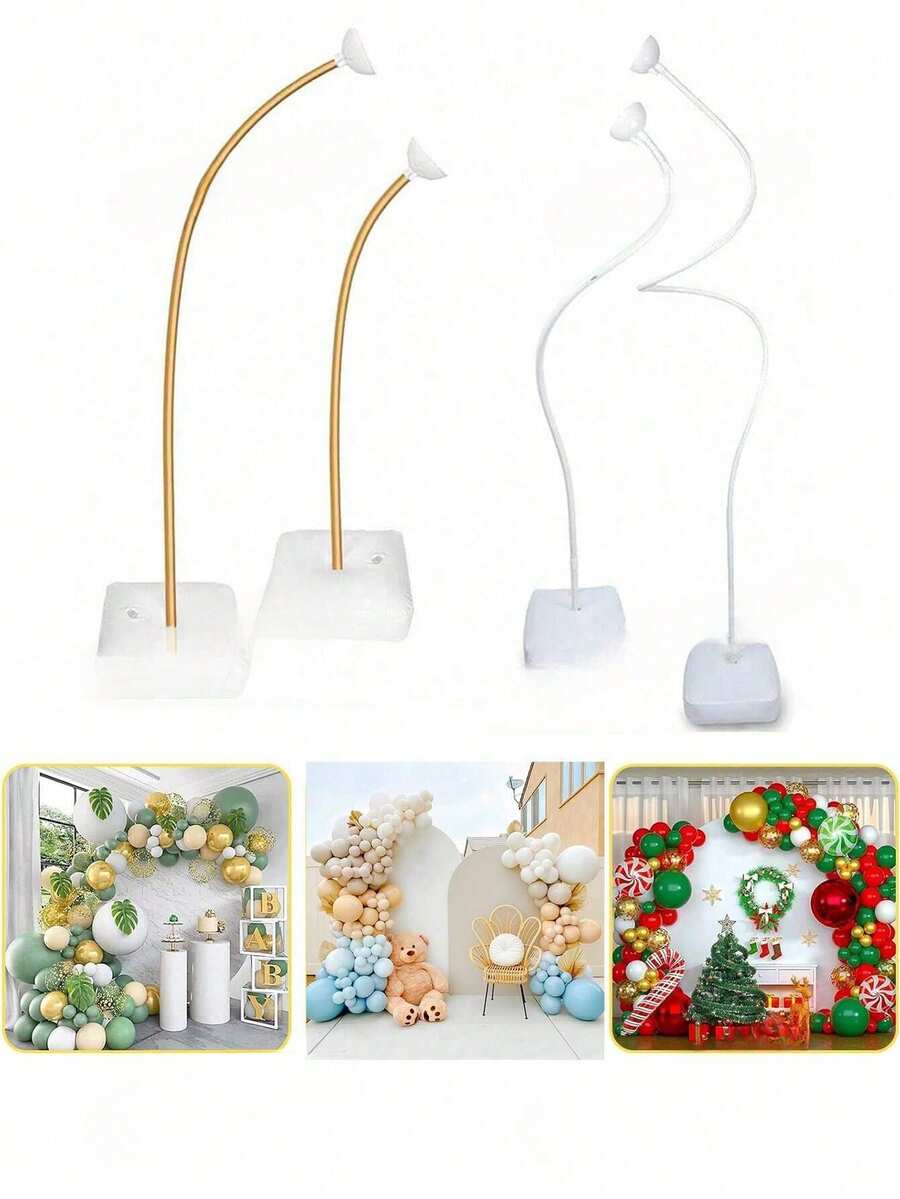 1 Set Of 2.5m / 1.5m Balloon Arch Set, Freely Bendable And Shapeable ...