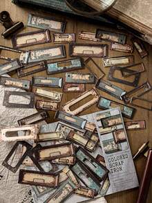 MOCARD 30pcs/Pack Vintage Metal Stickers, Creative Aesthetic Stickers ...