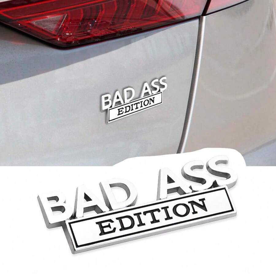 1PC Car 3D Emblem Sticker Badge Decal Auto Accessories For Tailgate ...