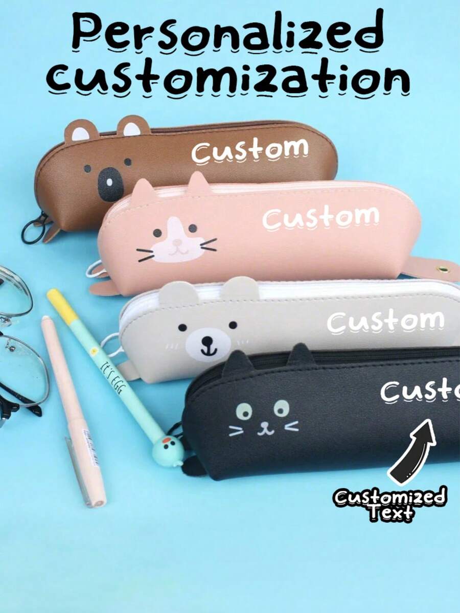 Customized Pencil Case, Personalized Creative Pencil Case, Large ...