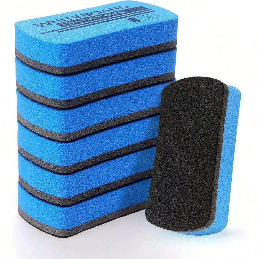 6 Pack Magnetic Whiteboard Eraser Dry Eraser Erasers For White Board ...