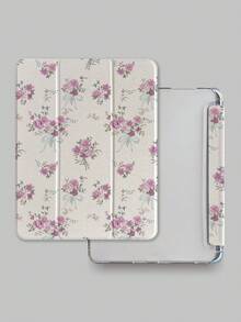 1 Stück rosa Schleife Blumen Tablet Hülle kompatibel mit IPad 7/8/9 ...