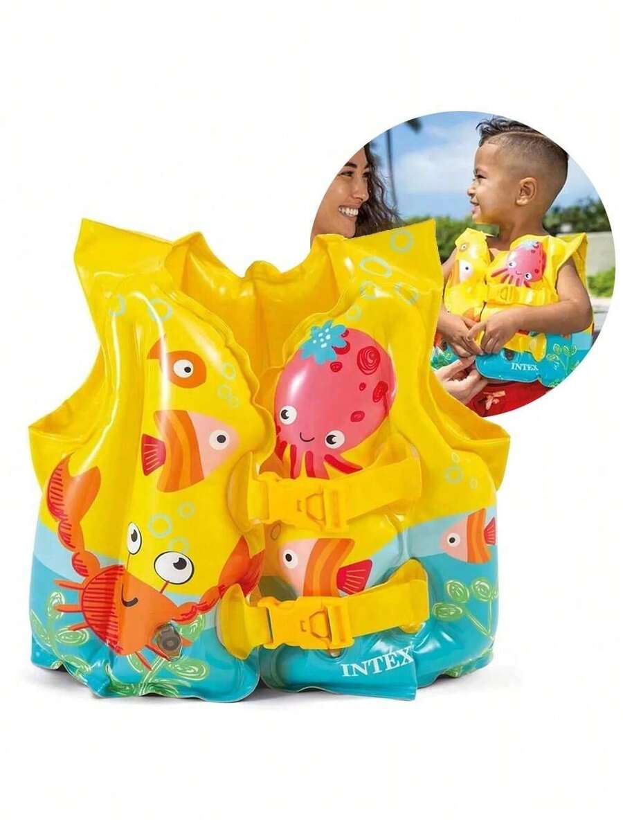 Intex Intex Yellow Inflatable Fish Life Vest Float #59661 | Moda de ...