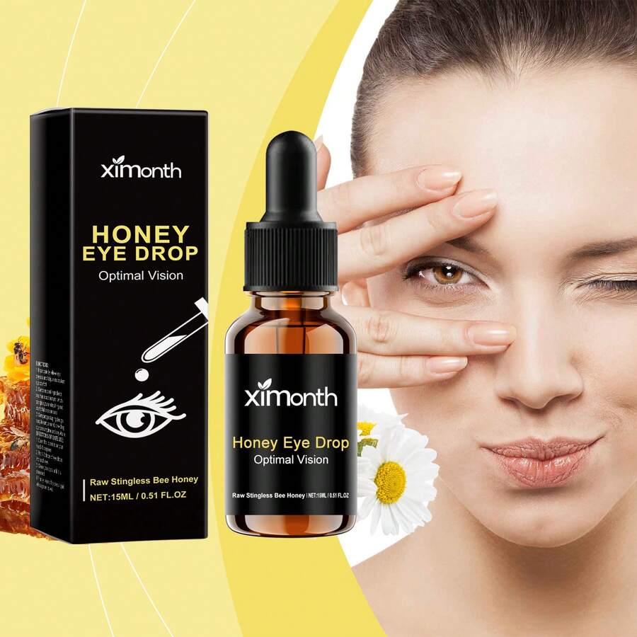 Ximonth Honey Extract Eye Drops Refreshing Moisturizing Relieve Eye Dry ...