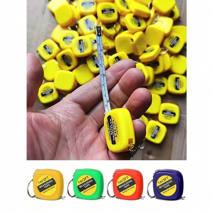 Keychain Tape Measure Mini Measuring Tape Functional Pocket Tape ...