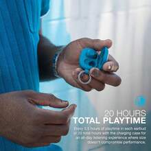 JBuds Mini True Wireless Bluetooth Earbuds + Charging Case, Charcoal ...