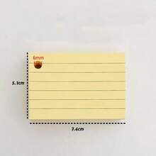 1pc/10pcs Vibrant Multicolor A8 Index Cards Notepad, Lined Vocabulary ...