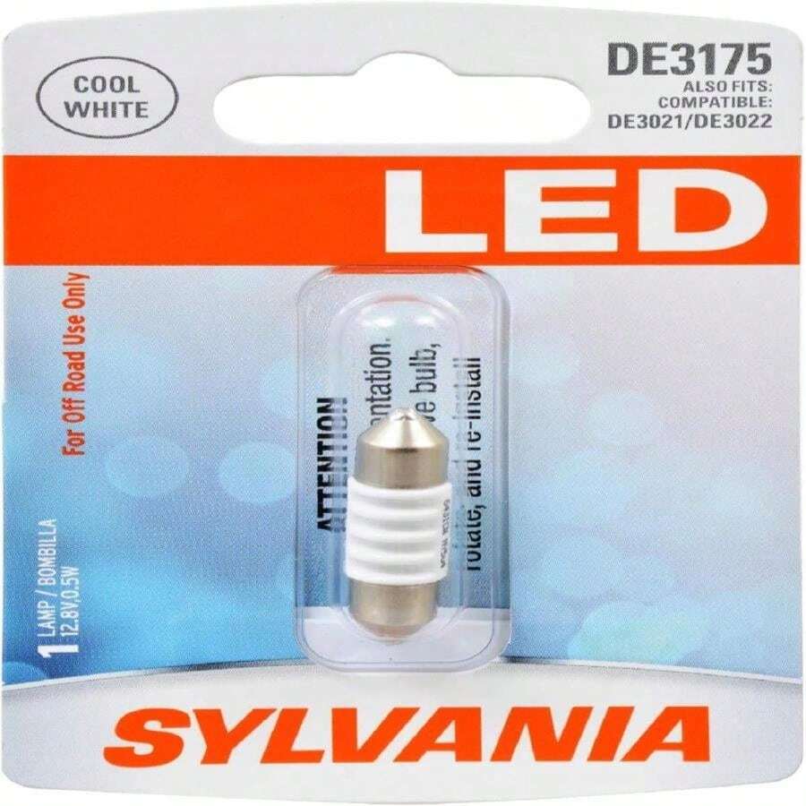 SYLVANIA - DE3175 31mm Festoon LED White Mini Bulb - Bright LED Bulb ...