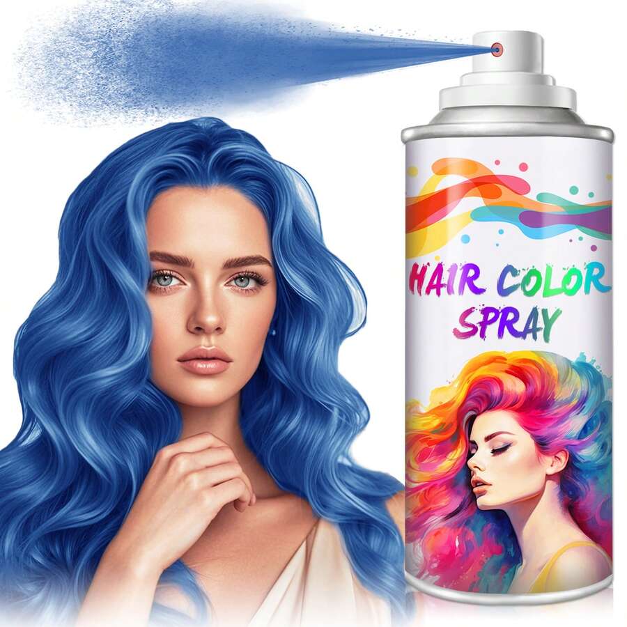 Grey Hair Dye Spray,One-Time Use Hair Color Wax,Natural Washable ...