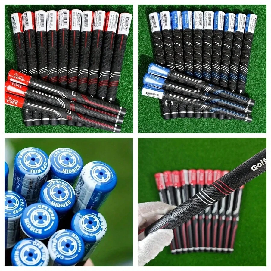 Set Of 13 Rubber Golf Grips, CP2 Pro Wrap Golf Club Grip Golf Grip Anti ...