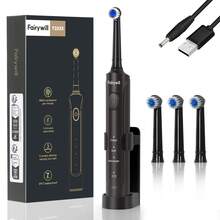 Fairywill Electric Toothbrush Rotating For Adults, Rechargeable Spin ...