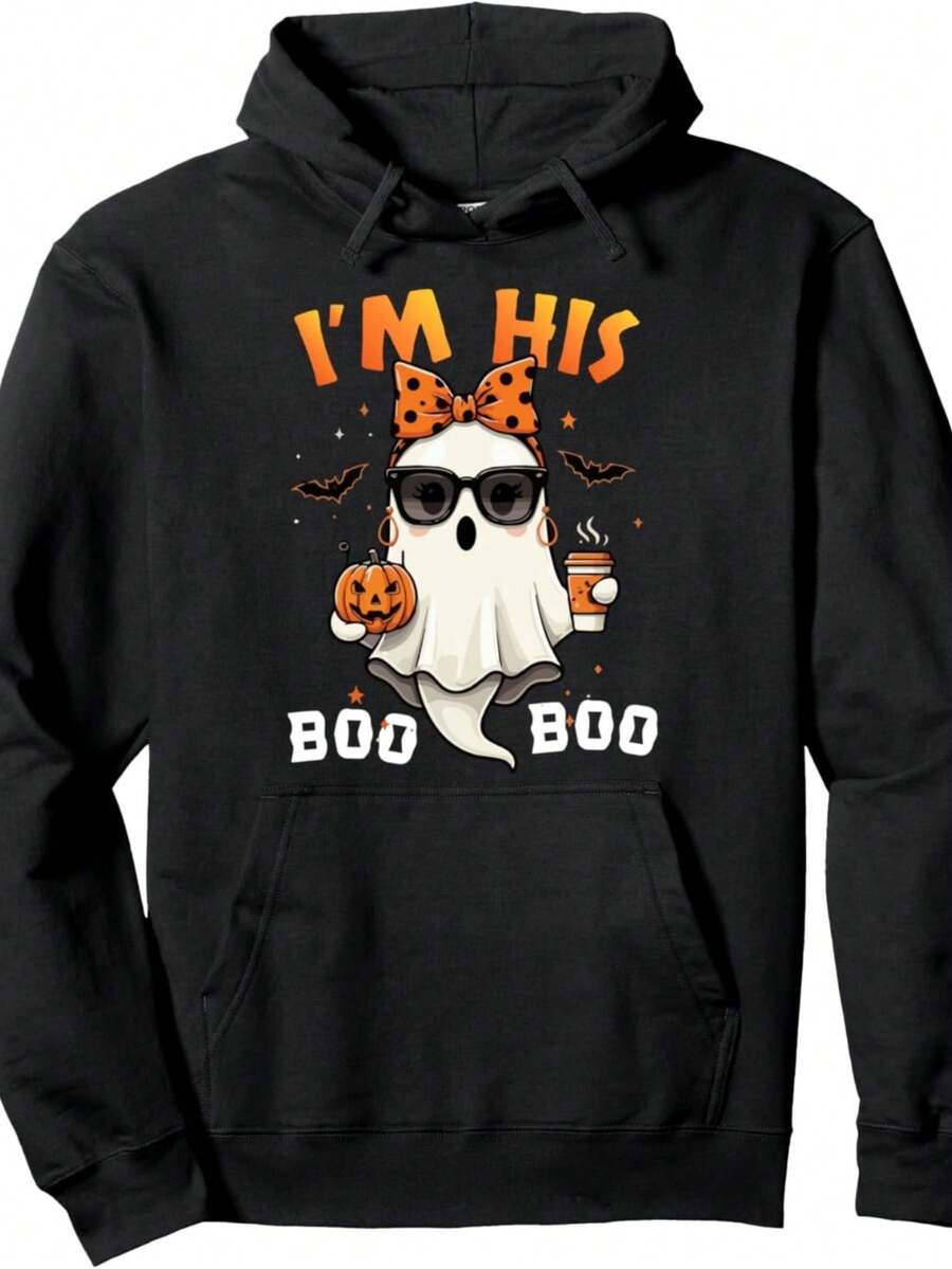Im His Witch Her BOO Matching Couples Halloween Costume 2024 Pullover ...