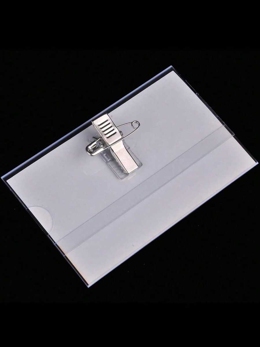 1 Pack PVC Chest Card, Name Tag, Two-Way Business Card Holder, Price ...