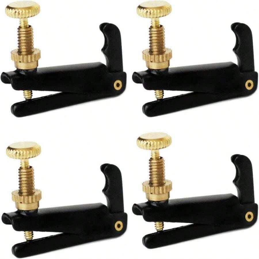 Jiayouy 4Pcs Violin Fine Tuners 3_4-4_4 String Adjuster Fine Tuner ...