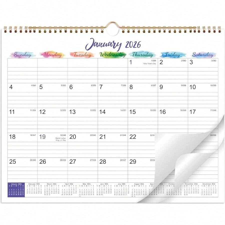 20252026 W Calendar 17 Months W Calendar From Aug. 2025 Dec. 2026 With ...