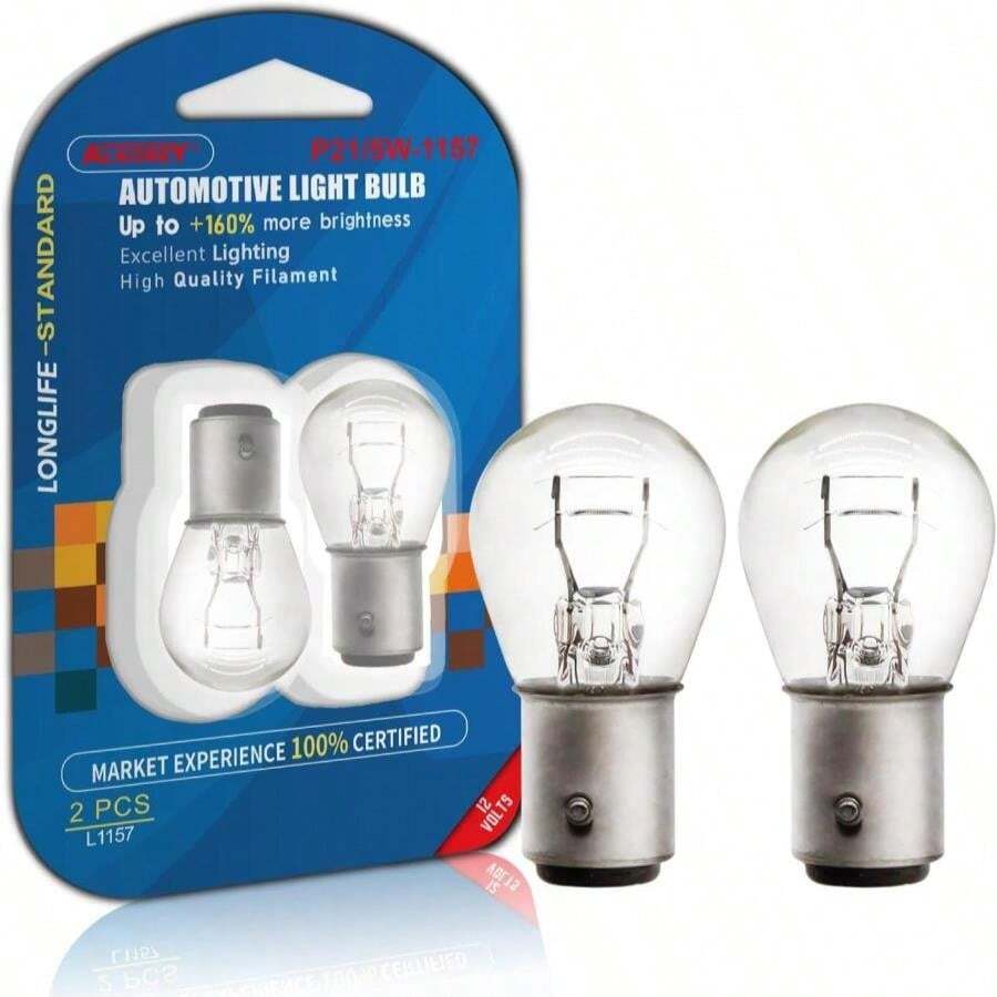 ALKOREY 1157 P21_5w Bay15d 12v 21_5w Light Bulbs,Backup Reverse Signal ...