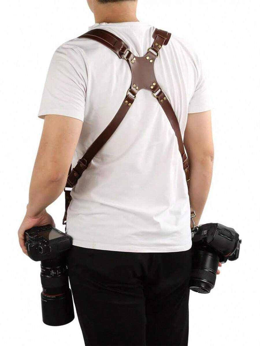 Double Camera Strap,Camera Shoulder Strap Two Cameras,Adjustable ...