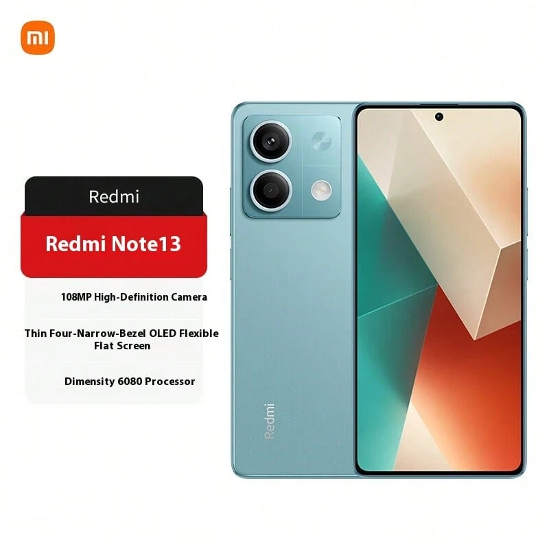 Redmi Xiaomi Redmi Note 13 5G 100MP Ultra-Narrow Quad-Edge OLED Display ...