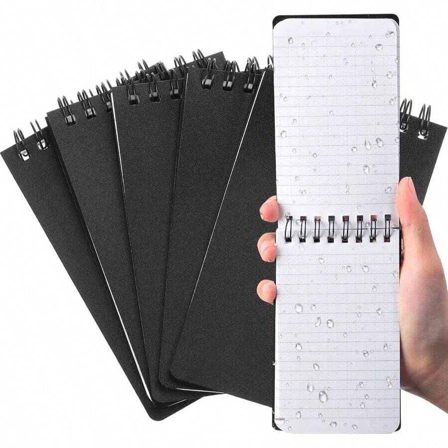 2 Pcs Waterproof Notebook Graph Paper 3x 5 All Weather Pocket Notepads ...