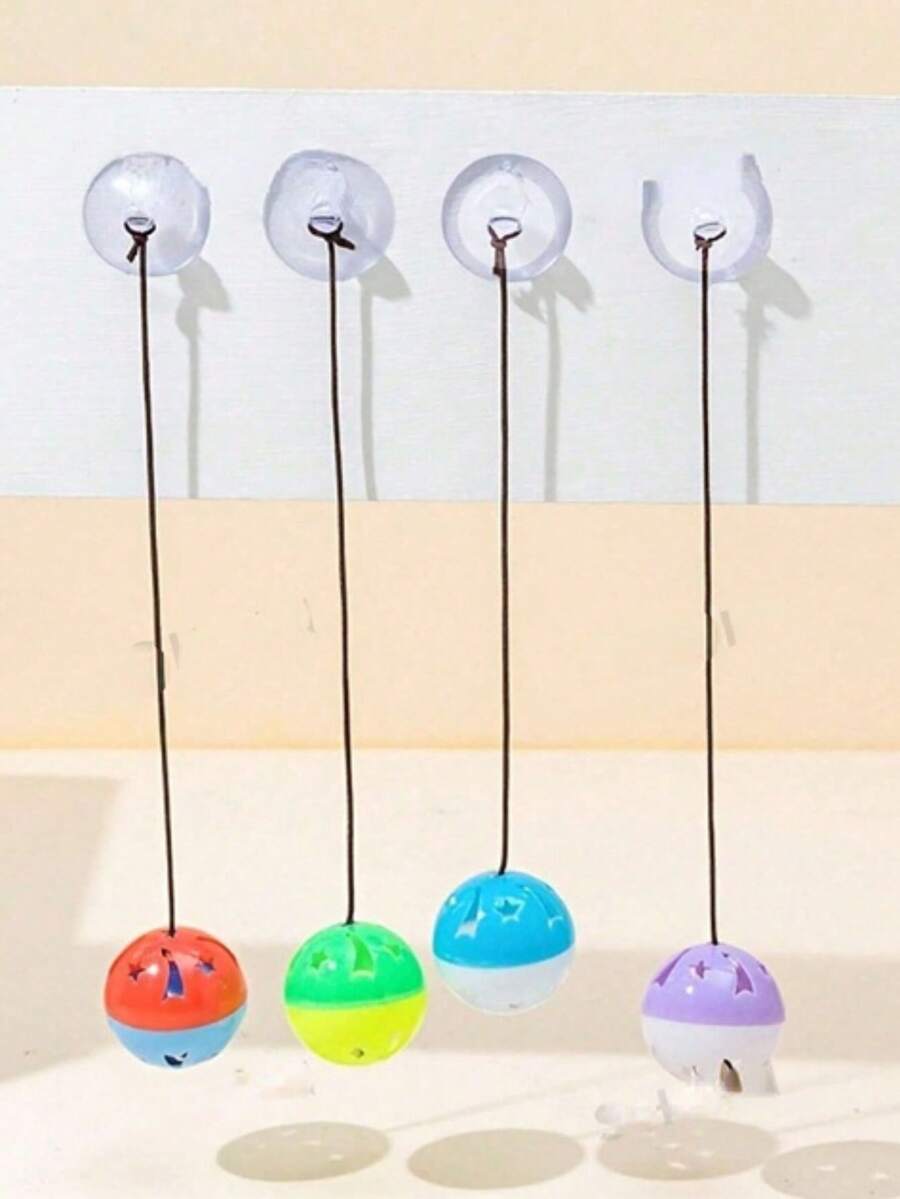 1pc/4pcs (Colors Random) Interactive Cat Toys: Lizard Bell Balls With ...