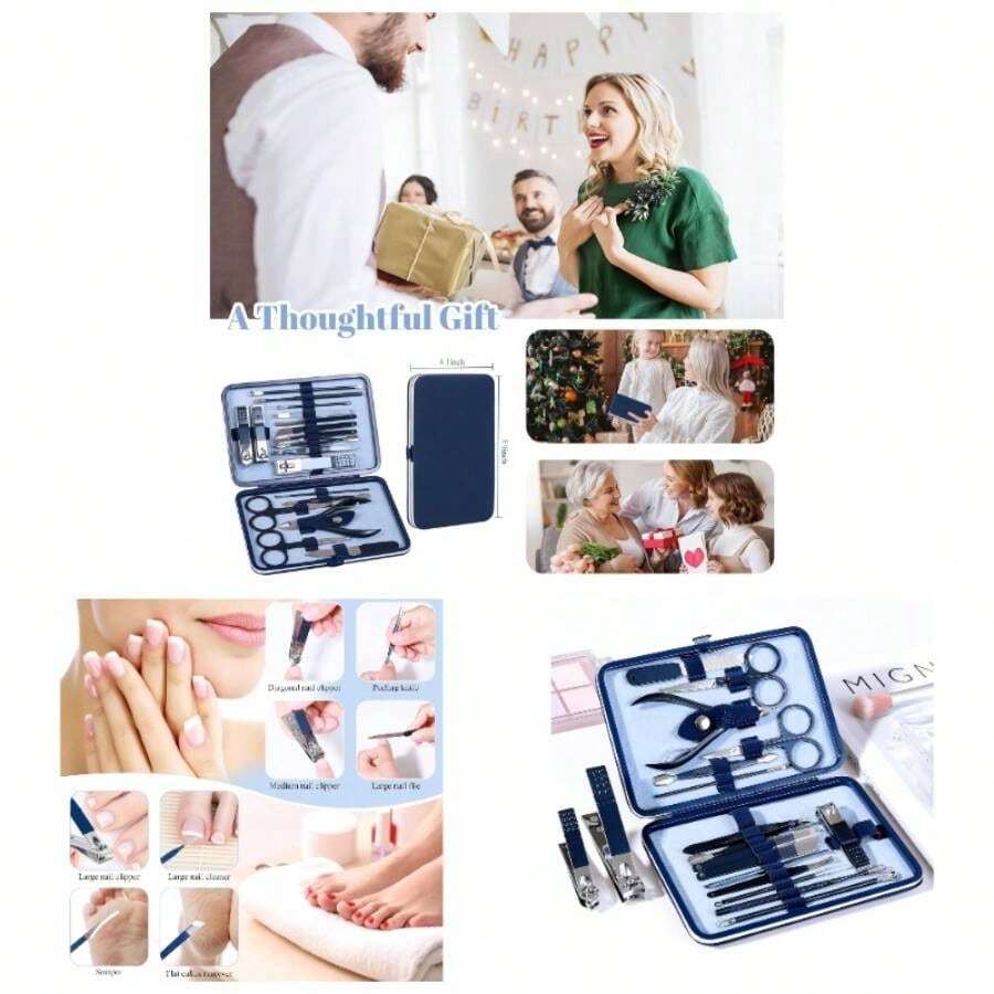 Manicure Set Pedicure Kit Nail Clippers Set Fingernail Set Ingrown ...