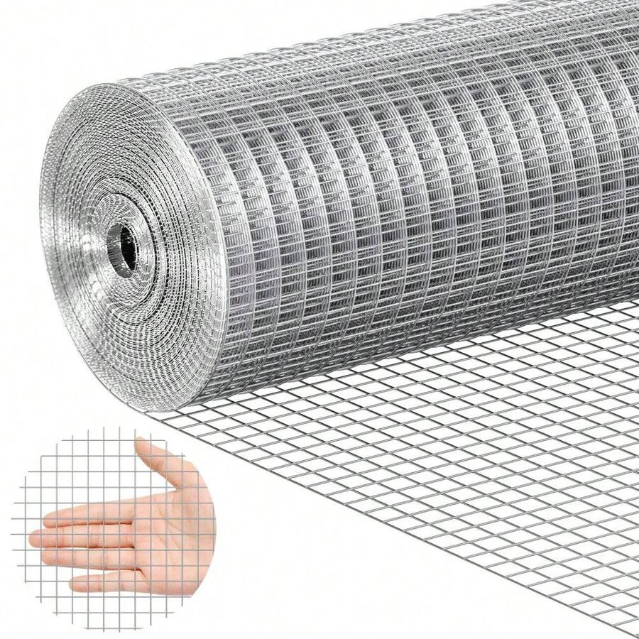 Galvanized Hardware Cloth 12.7mm, 610mm X 7.62m, 19 Gauge Wire Mesh ...