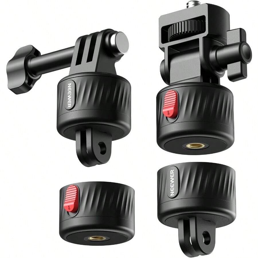 NEEWER Magnetic Action Camera Mount Kit Compatible With GoPro Hero 13 ...