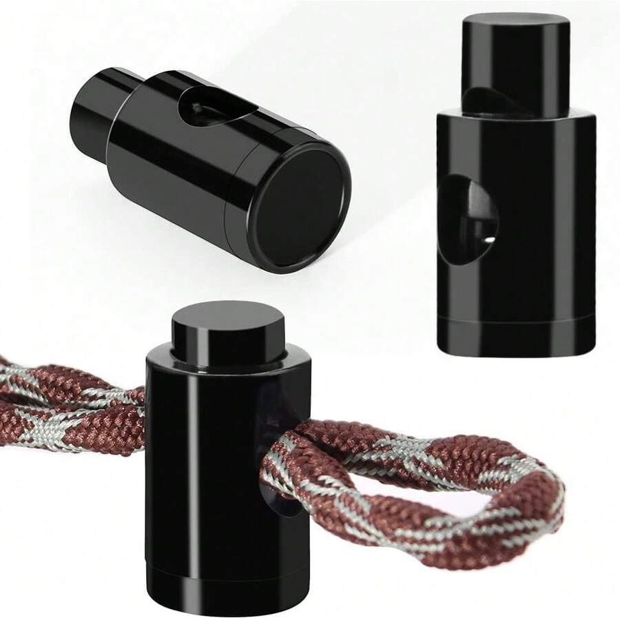 Heavy Duty Cord Locks - Single Hole Drawstring Stopper Fastener No Tie ...