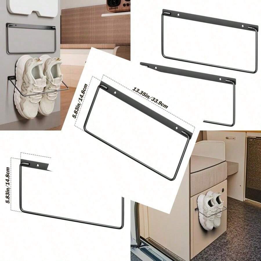 Foldable RV Shoe Rack Wall Mounted Shoe Storage Car Shoe Holder Space ...