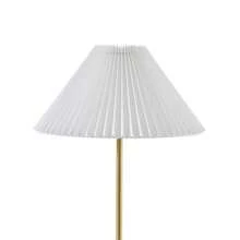 21" Gold Brass Pleated Shade Table Lamp | SHEIN USA