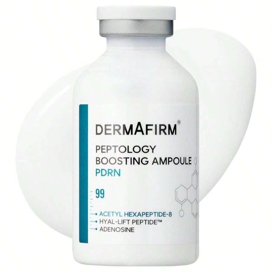 DERMAFIRM Peptology PDRN Boosting Ampoule - GLASS SKIN And Anti-Aging Serum With 80,000ppm PDRN ...