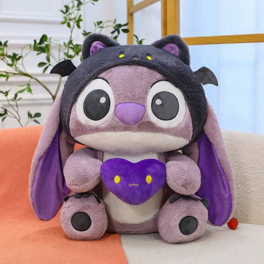 25cm. Devil Stitch 30cm Plush Toy Doll New Purple Dark Hair Ring Doll ...