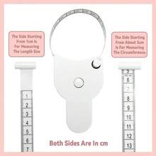 Retractable Body Measure Tape - 150cm 2-Sided Telescopic Self Measuring ...