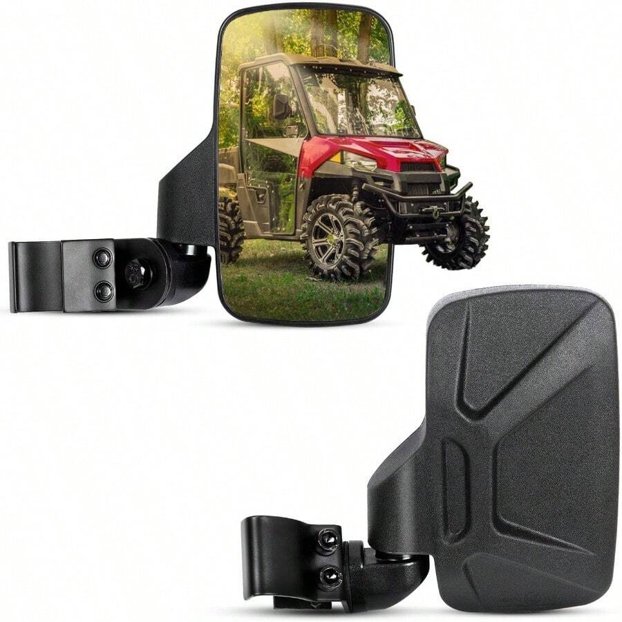 Ranger Side Mirrors UTV Rear View Mirror Compatible With Polaris Ranger ...