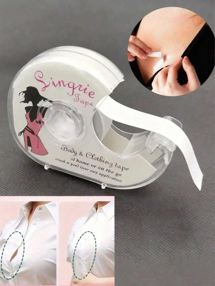 Elastane Double-Sided Secret Body And Clothing Tape, 5M Roll, Non ...