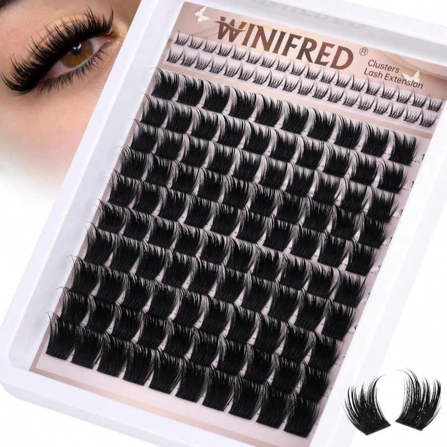 Wispy Lash Clusters Natural Look Fairy Spiky Eyelash Clusters C ...