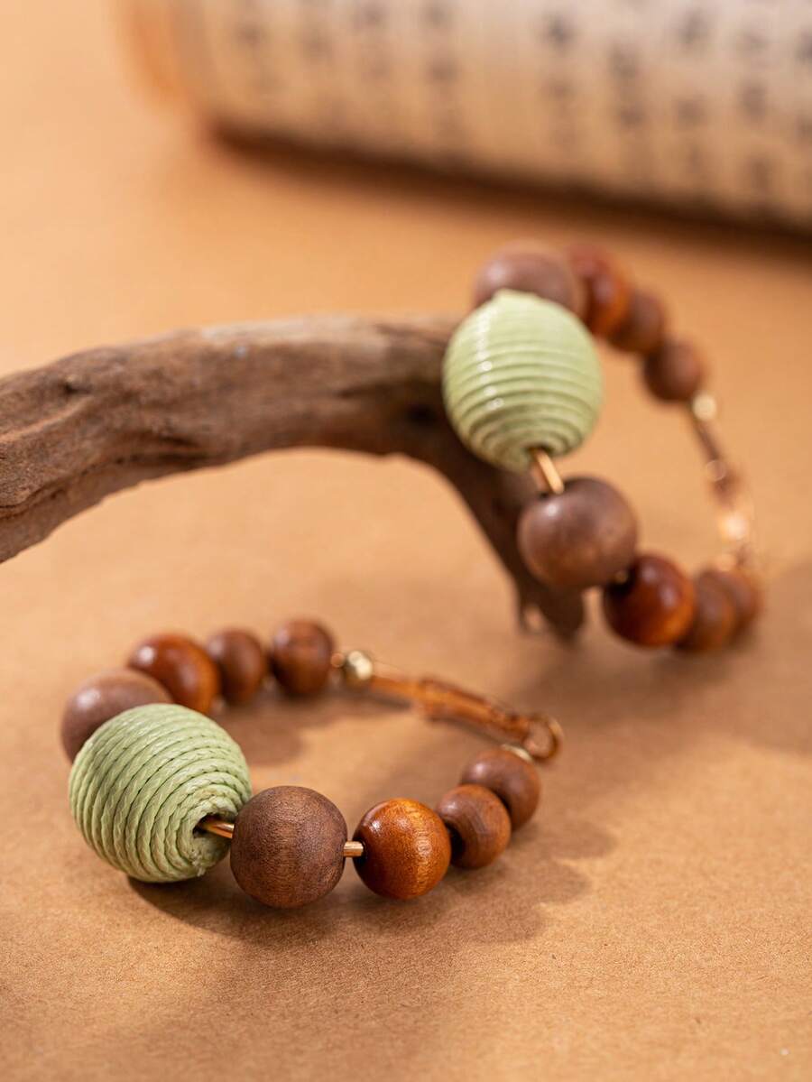 1 Pair Luxury Elegant Christmas White Square Red Bell Pendant Earrings ...