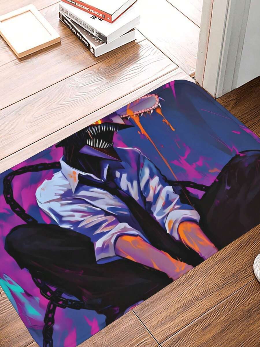 Chainshawman Denji Modern Door Bathroom And Kitchen Mats Aesthetically ...