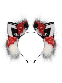 Halloween Schädel, Fledermausflügel Kopfschmuck, Plüsch Fuchs Haarband ...