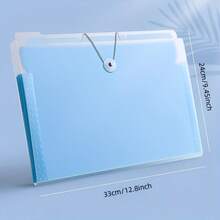 Five-Grid Accordion Bag Folder Student Test Paper Folder Cute ...